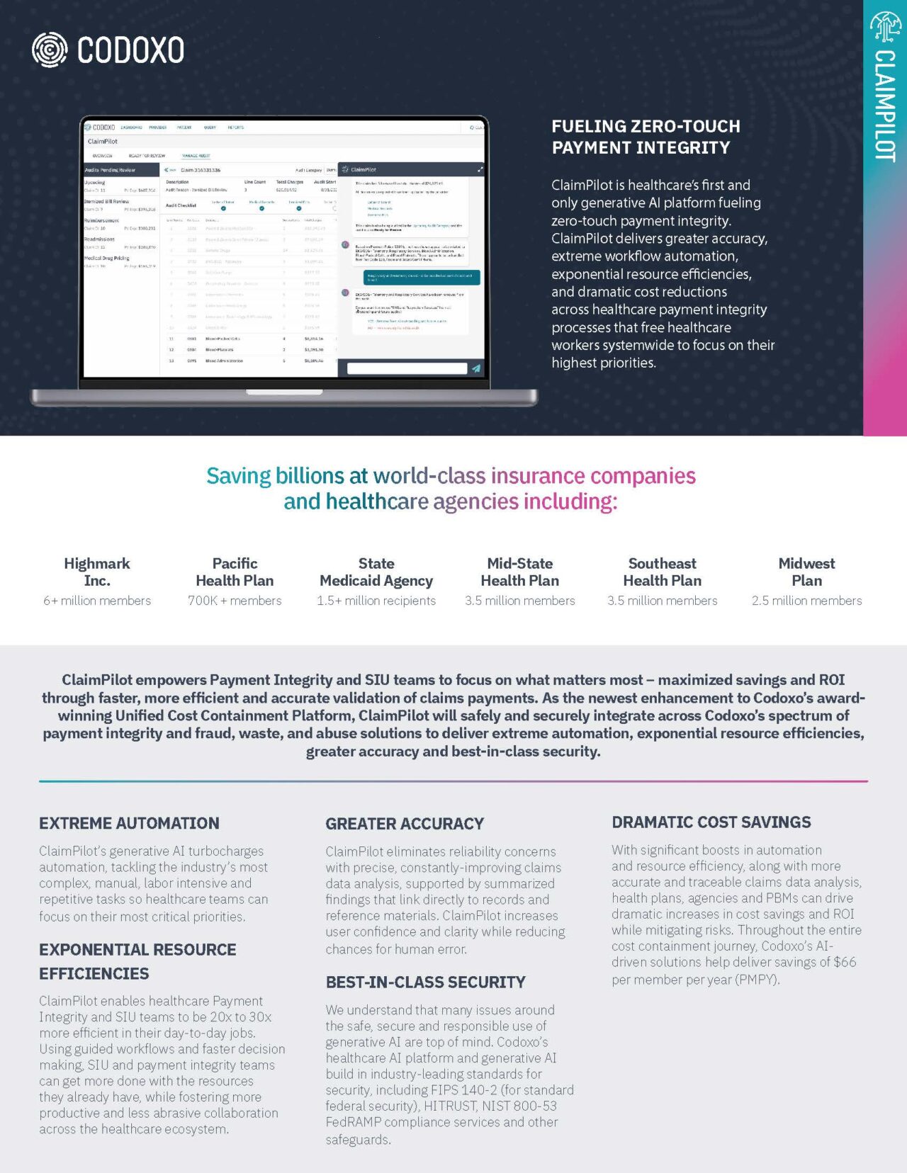 ClaimPilot Product Datasheet - Codoxo